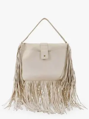 Burberry Rider Leather Handbag With Equestrian Logo Detail - Multicolor