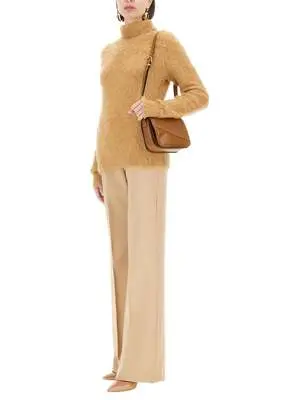 Sportmax Elgar Alpaca Blend Turtleneck Sweater