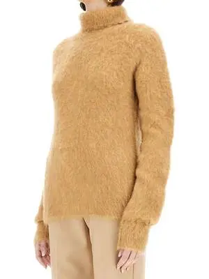 Sportmax Elgar Alpaca Blend Turtleneck Sweater