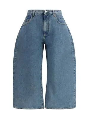 Attico Wide-leg Denim Jeans