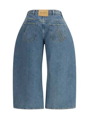 Attico Wide-leg Denim Jeans