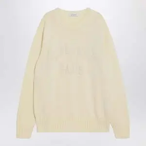 Givenchy Crew Neck Sweater In Cotton With Embossed Logo