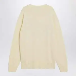 Givenchy Crew Neck Sweater In Cotton With Embossed Logo