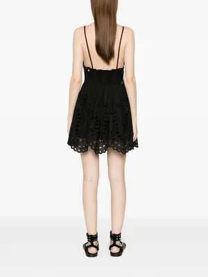 Charo Ruiz Ibiza Lace Trimmed Short Dress