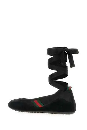 Gucci Ballet Flats With Ribbon Fastening