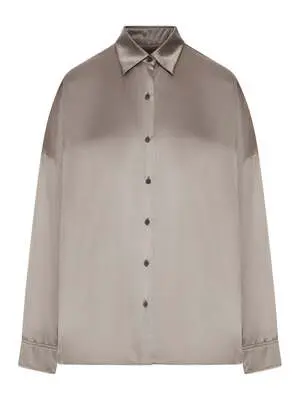 Dries Van Noten Satin-effect Silk Shirt - Multicolor