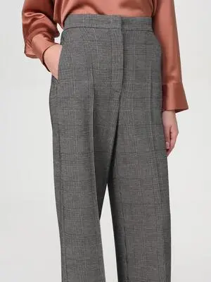 Max Mara Plaid Wide Leg Trousers