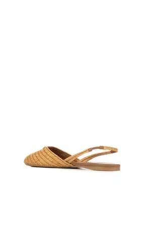 Prada Woven Slingback Flats