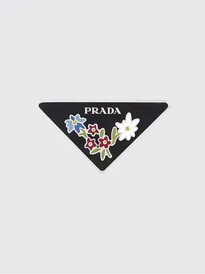 Prada Floral Brooch - Silver