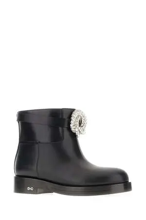 Mach & Mach Embellished Ankle Boots