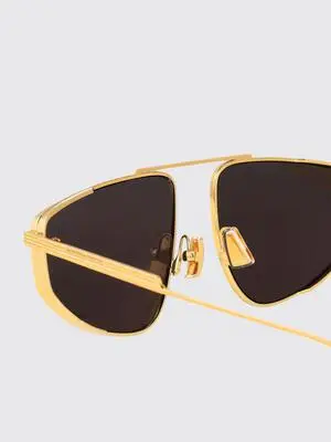 Bottega Veneta Yellow Gold Metal Sunglasses
