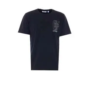 Off-White Outline Double Arrow Slim T-shirt - Black