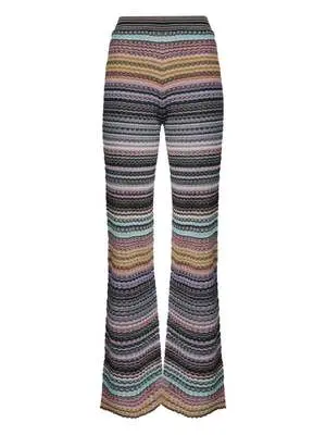 Missoni Striped Viscose Pants - Multicolor
