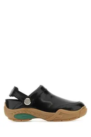 Fendi Mocassini Leather Clogs - Multicolor