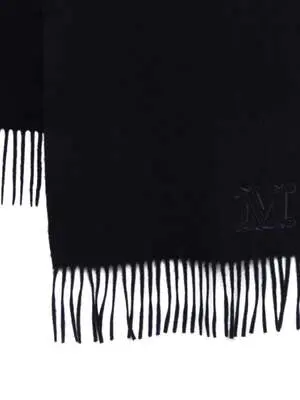 Max Mara Monogram Embroidered Cashmere Stole - Multicolor