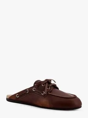 Miu Miu Leather Sabot