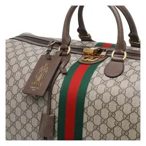 Gucci Large Savoy Duffle Bag - Gray