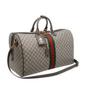 Gucci Large Savoy Duffle Bag - Gray