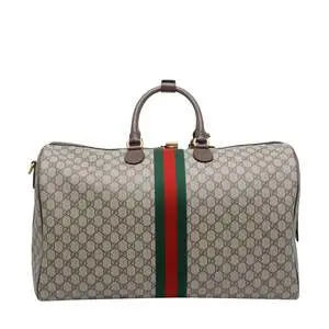 Gucci Large Savoy Duffle Bag - Gray