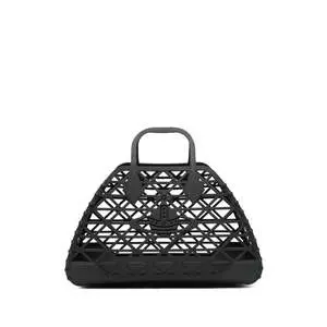 VIVIENNE WESTWOOD Tote Bag With Orb Logo Detail - Black