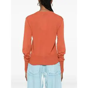VIVIENNE WESTWOOD Organic Cotton Embroidered Logo Cardigan