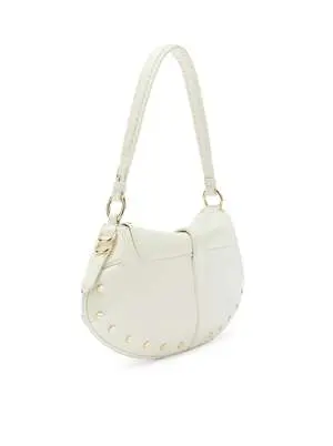 GANNI Studded Leather Shoulder Bag - Multicolor