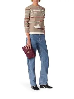 Bottega Veneta Knot Lock Bag In Leather - Multicolor