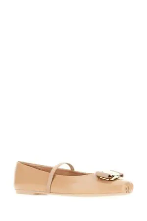 FERRAGAMO Ballet Flats With Bow Detail - Multicolor