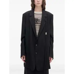 ANN DEMEULEMEESTER Button-fastening Blazer With String Embellishments