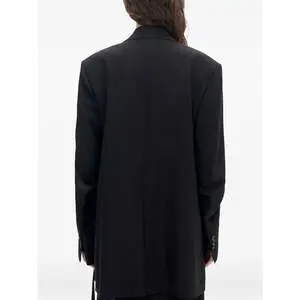 ANN DEMEULEMEESTER Button-fastening Blazer With String Embellishments