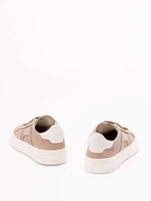 Santoni Calf Leather Lace-up Sneakers - Multicolor