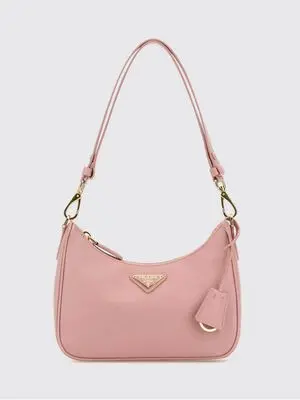 Prada Prada Leather Tote Bag Pink