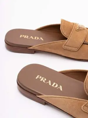 Prada Suede Slippers - Multicolor