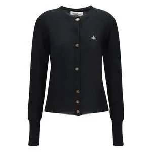 VIVIENNE WESTWOOD Cotton Cardigan With Orb Logo