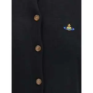 VIVIENNE WESTWOOD Cotton Cardigan With Orb Logo