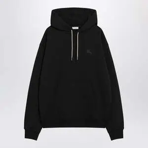 Burberry Cotton Sweatshirt With Check Pattern Inserts