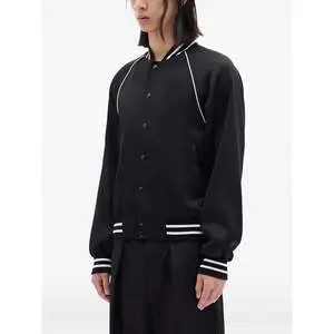 ANN DEMEULEMEESTER Acetate And Viscose Blend Bomber Jacket