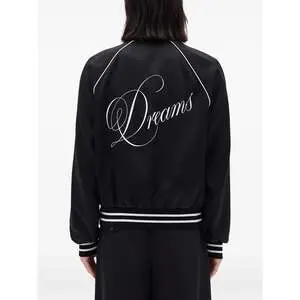 ANN DEMEULEMEESTER Acetate And Viscose Blend Bomber Jacket
