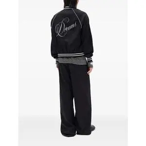 ANN DEMEULEMEESTER Acetate And Viscose Blend Bomber Jacket
