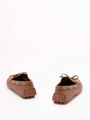 Prada Leather Driver Loafers - Multicolor