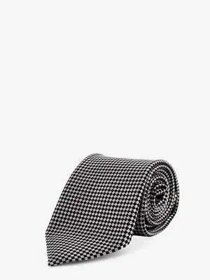 TOM FORD TOM FORD Silk Neck Tie Silver