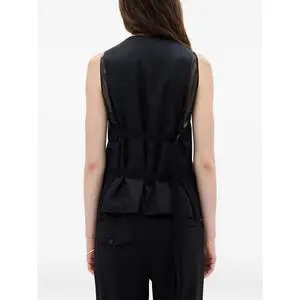 ANN DEMEULEMEESTER Sleeveless V-neck Waistcoat