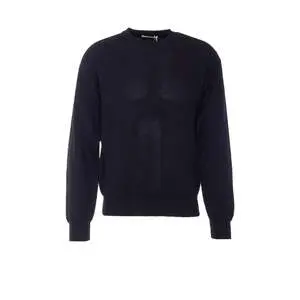 Auralee Flat Yarn Sweater - Black