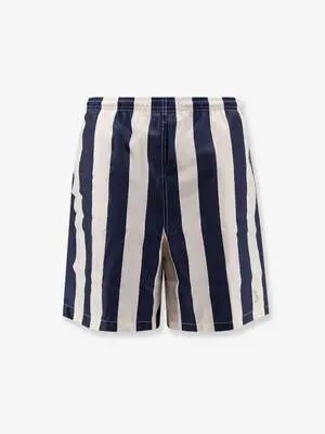 AMI Paris Nylon Swim Shorts With Striped Pattern - Multicolor