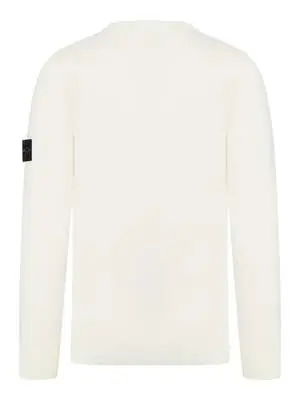 Stone Island Crew Neck Sweater With Badge - Multicolor