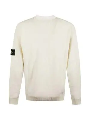 Stone Island Ribbed Soft Organic Cotton Cardigan