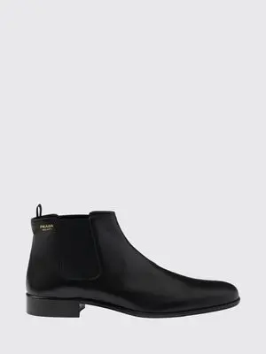 Prada Leather Chelsea Boots