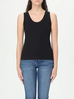 Max Mara Ribbed Tank Top - Black