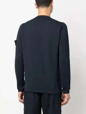 Stone Island Stocking Stitch Organic Cotton Nylon Crewneck - Multicolor