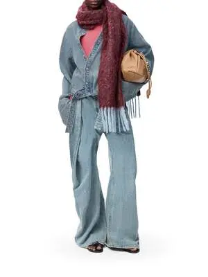 Loewe Draped Denim Shirt - Multicolor